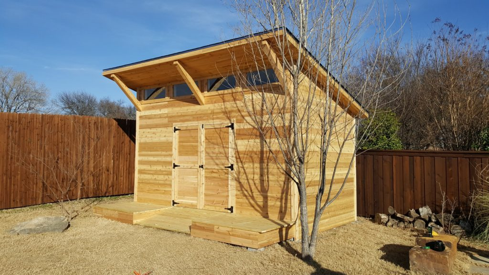 Cedar Lean-To Shed