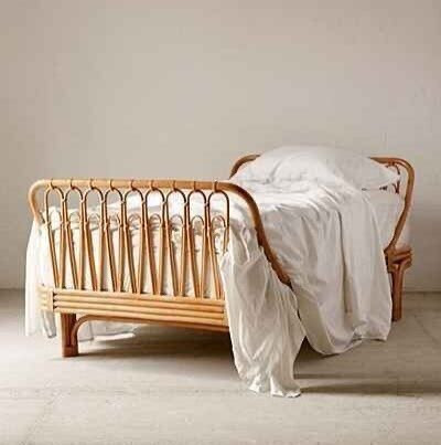 RB001 Rattan Single Bed | Makon Home