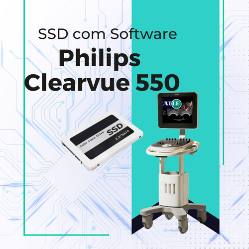 SSD Software Ultrassom Philips Clearvue 550 | ATLB Medical