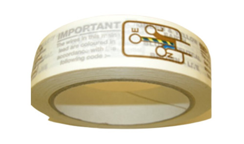 Plug Wiring Printed Instruction Tape | FirstStopSafety