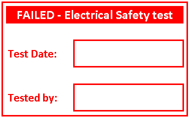 "Do Not Use" Failed Labels | FirstStopSafety