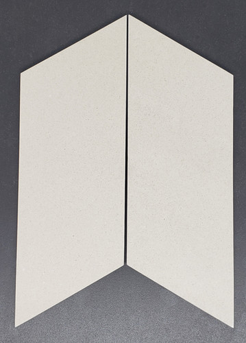 PORCELAIN ASH GREY PARALLELOGRAM | Tile Mile Outlet