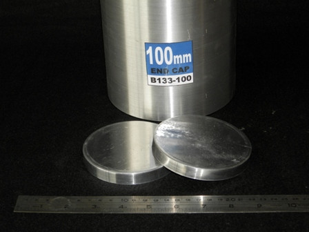 133-100: END CAP 100mm OD x 1.6mm Ali | Elpro Direct