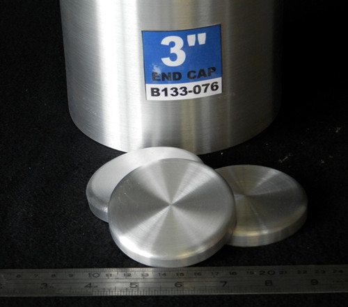 133-076: END CAP 76mm (3 inch) OD x 1.6mm Ali | Elpro Direct