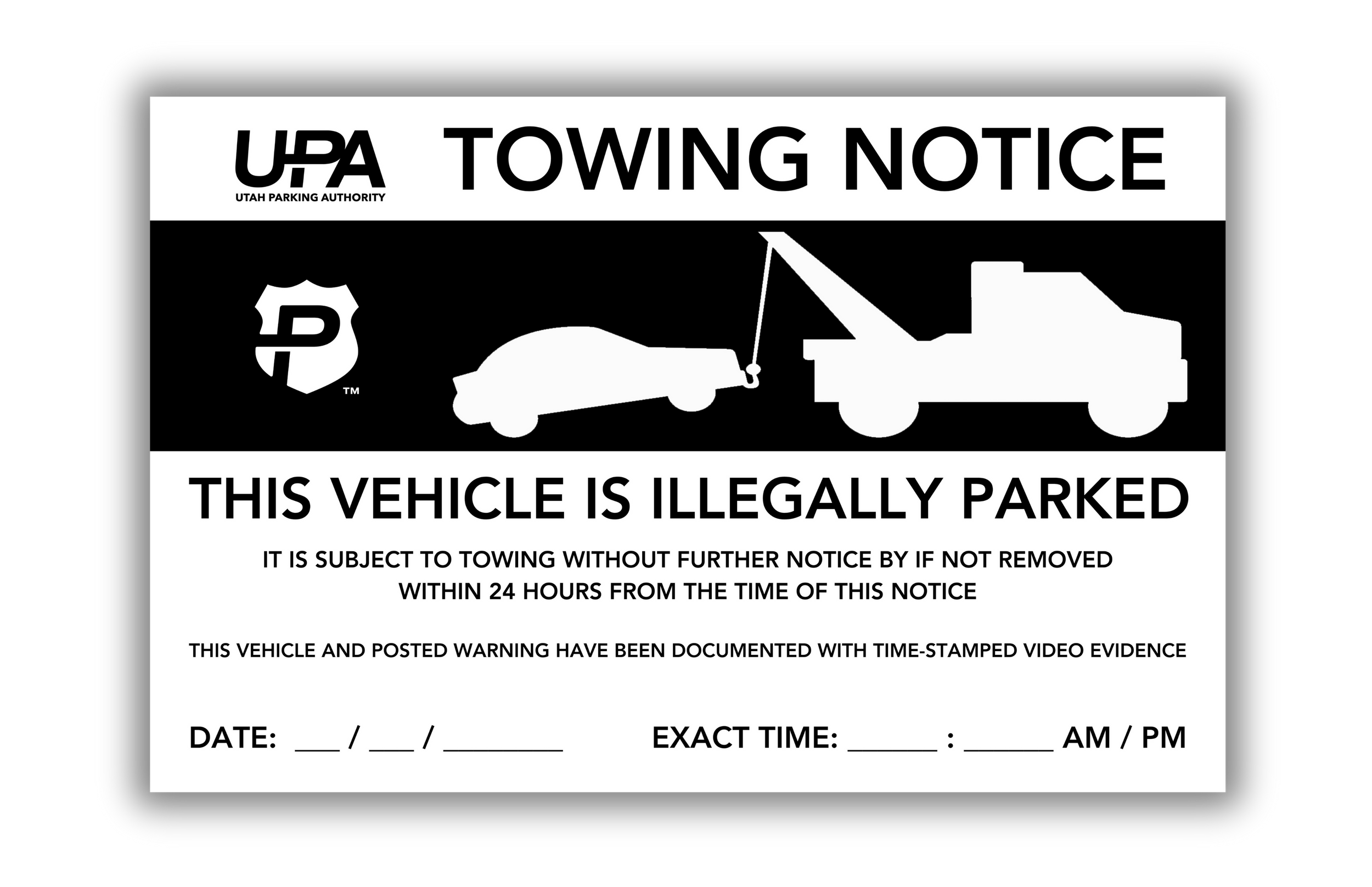 ABANDONDED VEHICLE QUOTE | Utah Parking Authority