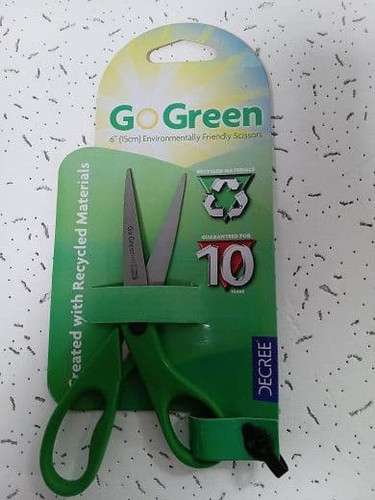 Go Green Recycled Scissors 6 inch | Tiddletons