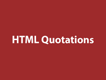 Understanding and Using Quotations in HTML