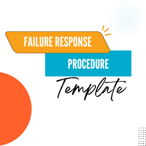 Failure Response Procedure Template | Pharmalliance