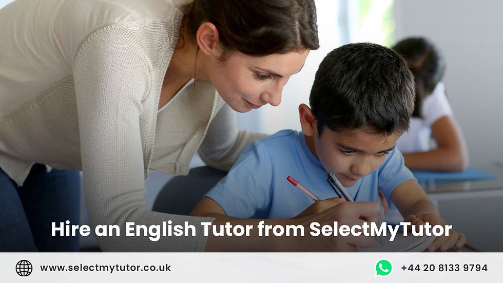 Why You Should Hire an English Tutor for Your Child