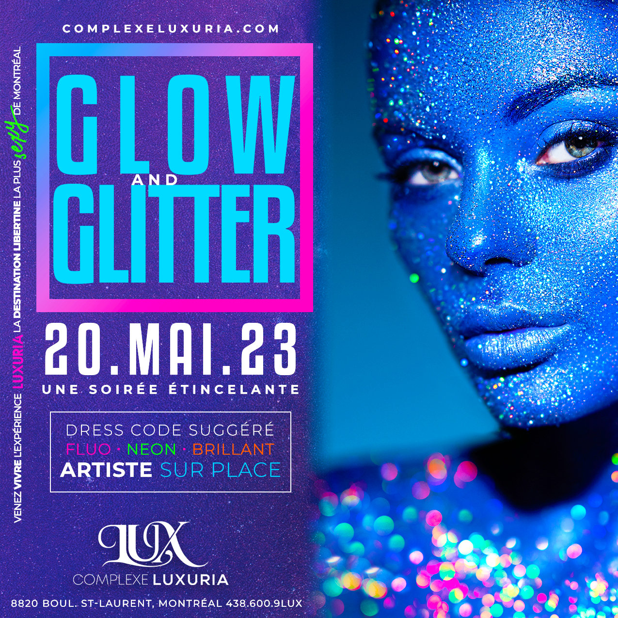 GLOW AND GLITTER | Complexe Luxuria