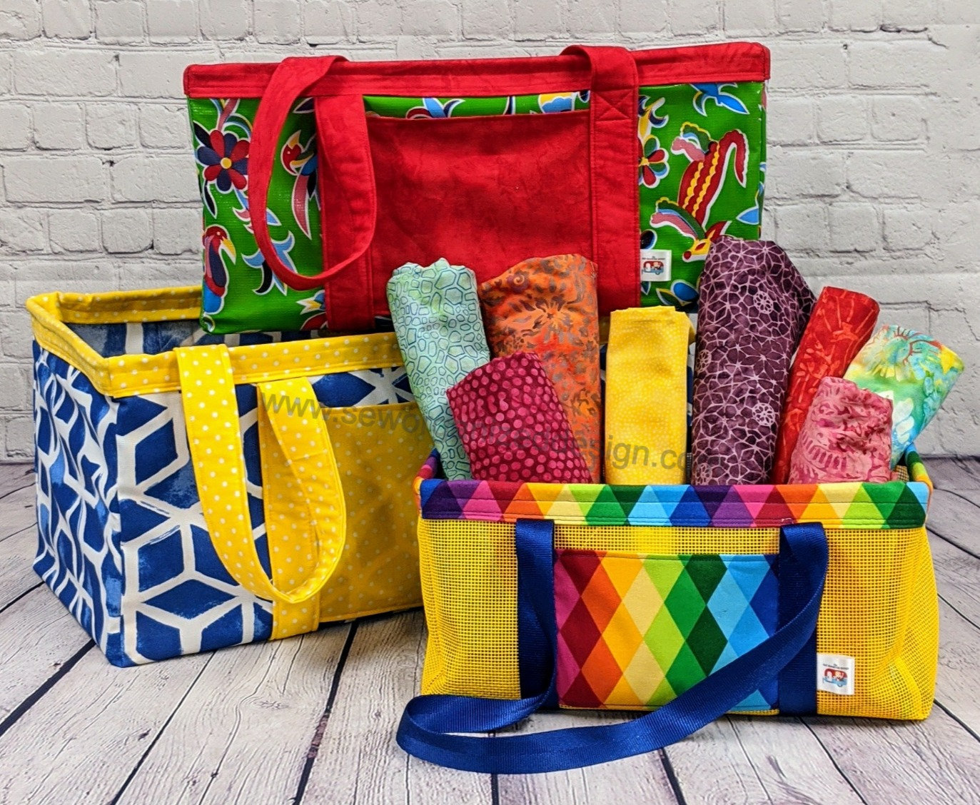 Wire Framed Utility Totes Pattern