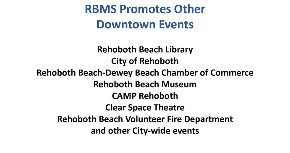 About RBMS | Rehoboth Beach Main Street