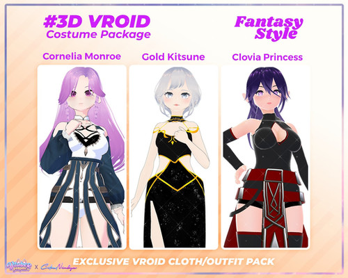 3D VRoid Clothes Pack: Epic Fantasy Adventure, The Knight's Ceremonial ...