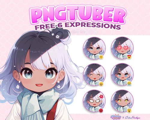 Adorable and Gentle Character PNG Tuber Add a Little Sweetness to Your ...