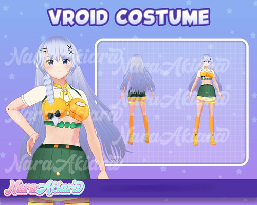 Step into the Radiance of 3D Vroid Costumes for VTuber Magic | Vtubergraphic