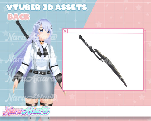Harness the Power of 3D Soul Reaper Razor Back Items for Your VTuber ...