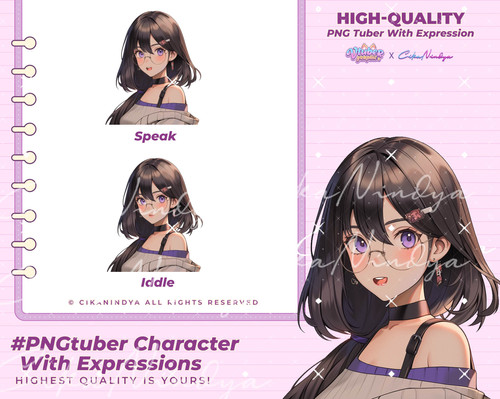 Unleash Your Streaming Potential with Engaging PNG Tuber Girl ...