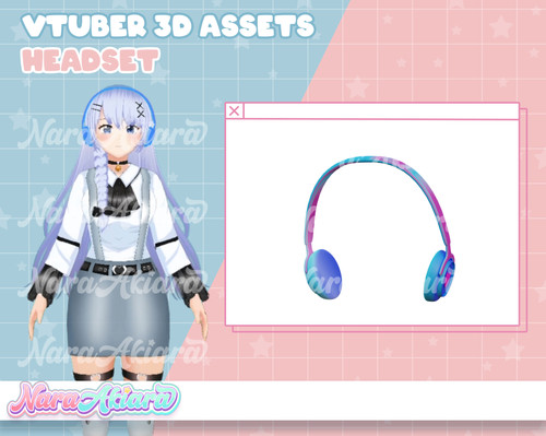 Unleash Unconventional 3D Headset VTuber Accessories for Your Model ...