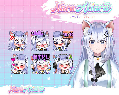 Embrace Your Playful Side with Our Anime Girl Animal Ears Emotes for ...