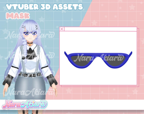 Level Up Your Vtuber Avatar by Adding Stylish Glasses Asset Collection ...