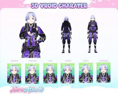 Begin Your Journey with 3D Asahi Anime Male Model for Live Streaming ...