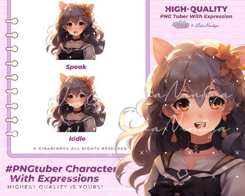 Versatile PNG Tuber Avatars - Customize Your Streaming Style ...