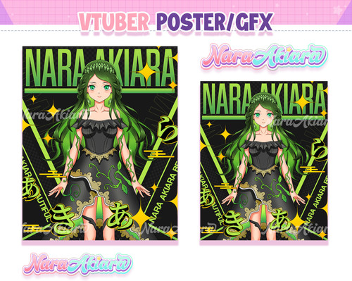 Capture Attention with Vtuber Streamer Posters for Social Media ...