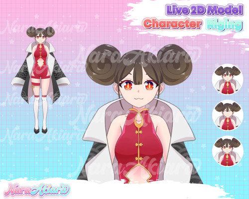 Immerse Yourself in the World of Vtubing with Live2D Anime Chinese Girl ...