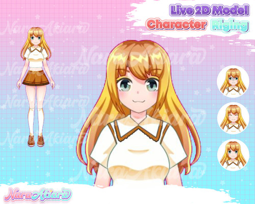 Experience the Vibrant Persona of the Yellow Hair Young Girl in Vtuber ...