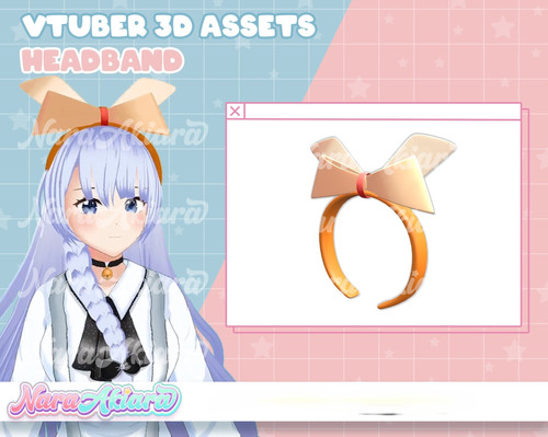 Dazzling 3D Assets Headbands for VTuber Characters and Uniquely Radiant ...