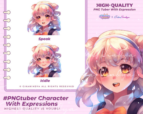 Unveil the Beauty: PNG Tuber Girl for Stunning Streaming Experiences ...