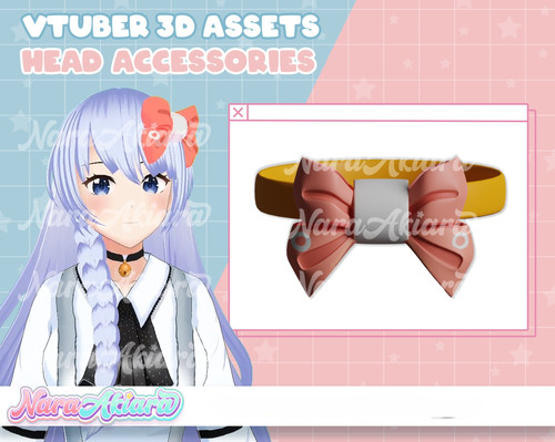 Immerse VTuber Personalities with Luxurious 3D Assets Head Accessories ...