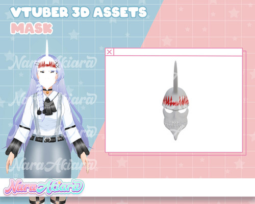 Exceptional 3D Mask Assets for Vroid Models: Elevate Your VTuber ...