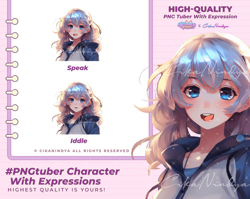 Customizable and Colorful PNG Tuber Bring Your Streams to Life with ...