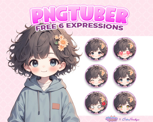 Mini PNG Tuber Avatar Full of Charm and Personality for Engaging ...