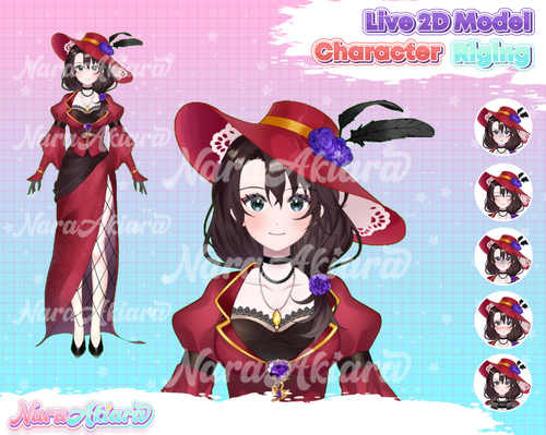 Classic Braided Brown-Haired Anime VTuber Models: Embrace Tradition in ...