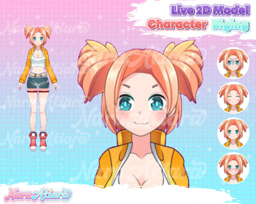 Step into the VTuber Realm with Anime Yellow Jacket | Vtubergraphic