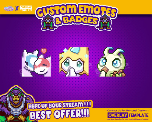 Unique and Fun Pixelated Emotes Pack 2 to Bring Personality to Your ...