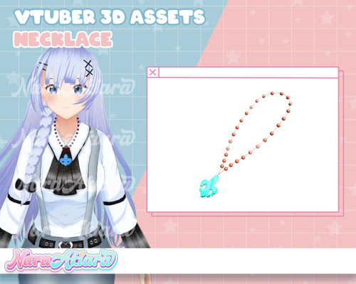 Uniqueness with 3D Assets Necklace Perfect for Your Vtuber Model ...