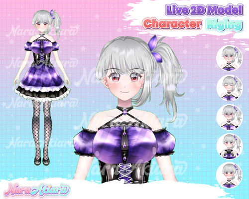 Express Your Style Vtuber Live2d Anime Girl Dress Up for Streamer ...