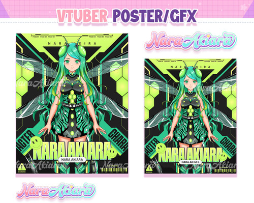 Express Your Vtuber Persona with Social Media Posters | Vtubergraphic