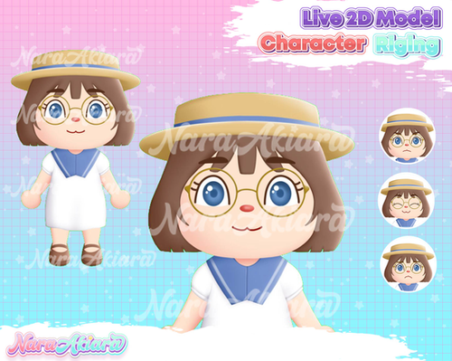 Enchant Your Audience with Vtuber Live2d Chibi Model for Your Virtual ...