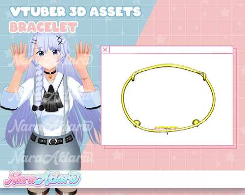 Enhance Your VTuber Look with Exquisite 3D Assets Bracelets | Vtubergraphic