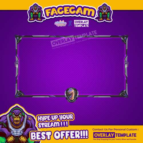 Transform Your Streaming Setup with Stylish and Animated Facecam Dragon ...