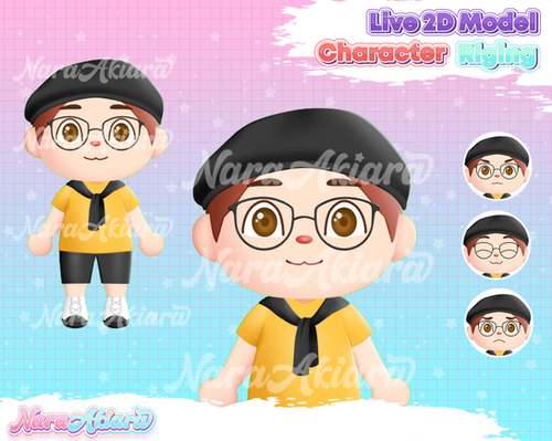 Unleash Your Anime Persona with Vtuber Live2d Chibi Model for Streamer ...