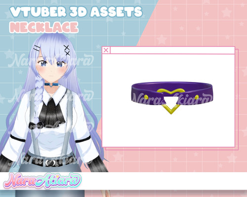 Accessorize Your VTuber Model with Charming 3D Necklace Assets ...
