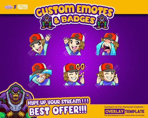 Hilbert Cry Emotional Crying Twitch Emote for Interactive Streams ...