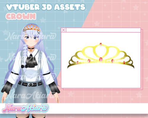Let's Elevate Your VTuber Persona with 3D VRoid Crowns for Live ...