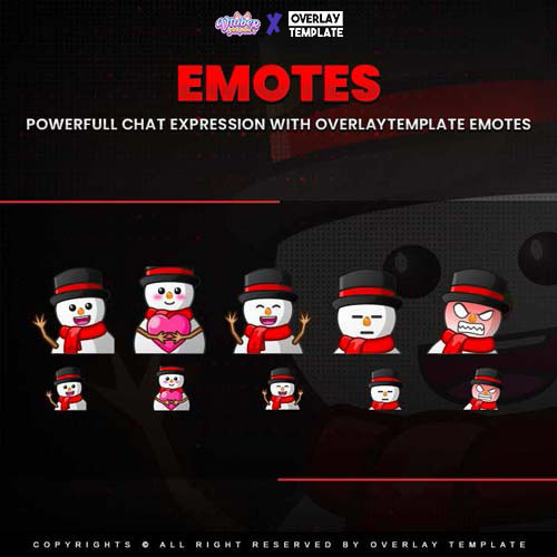 Snowman Emotes for Streaming Add a Festive and Frosty Vibe to Your ...
