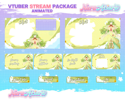 Enhance your stream with the captivating Anime Girl Overlay Stream ...